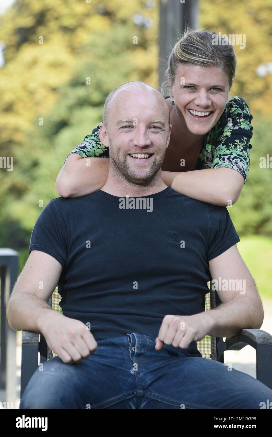 Actor Mathijs Scheepers and Actress Ruth Bastiaensen pose for the ...