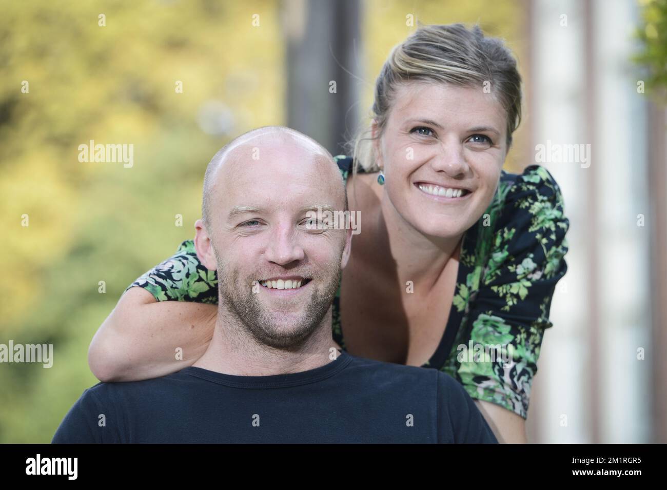Actor Mathijs Scheepers and Actress Ruth Bastiaensen pose for the ...