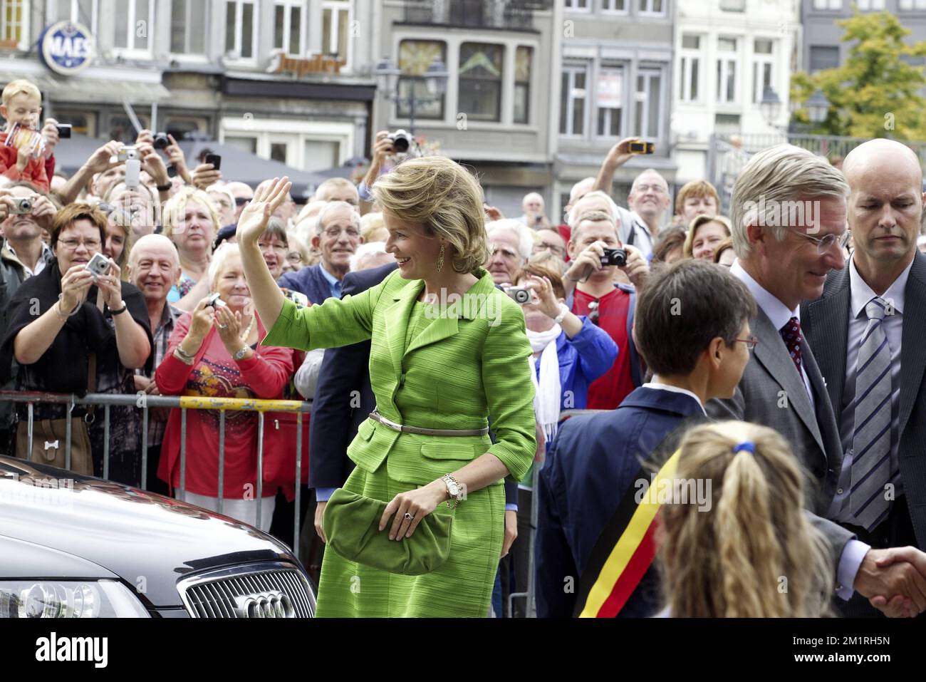 Queen Mathilde of Belgium and King Philippe - Filip of Belgium pictured ...