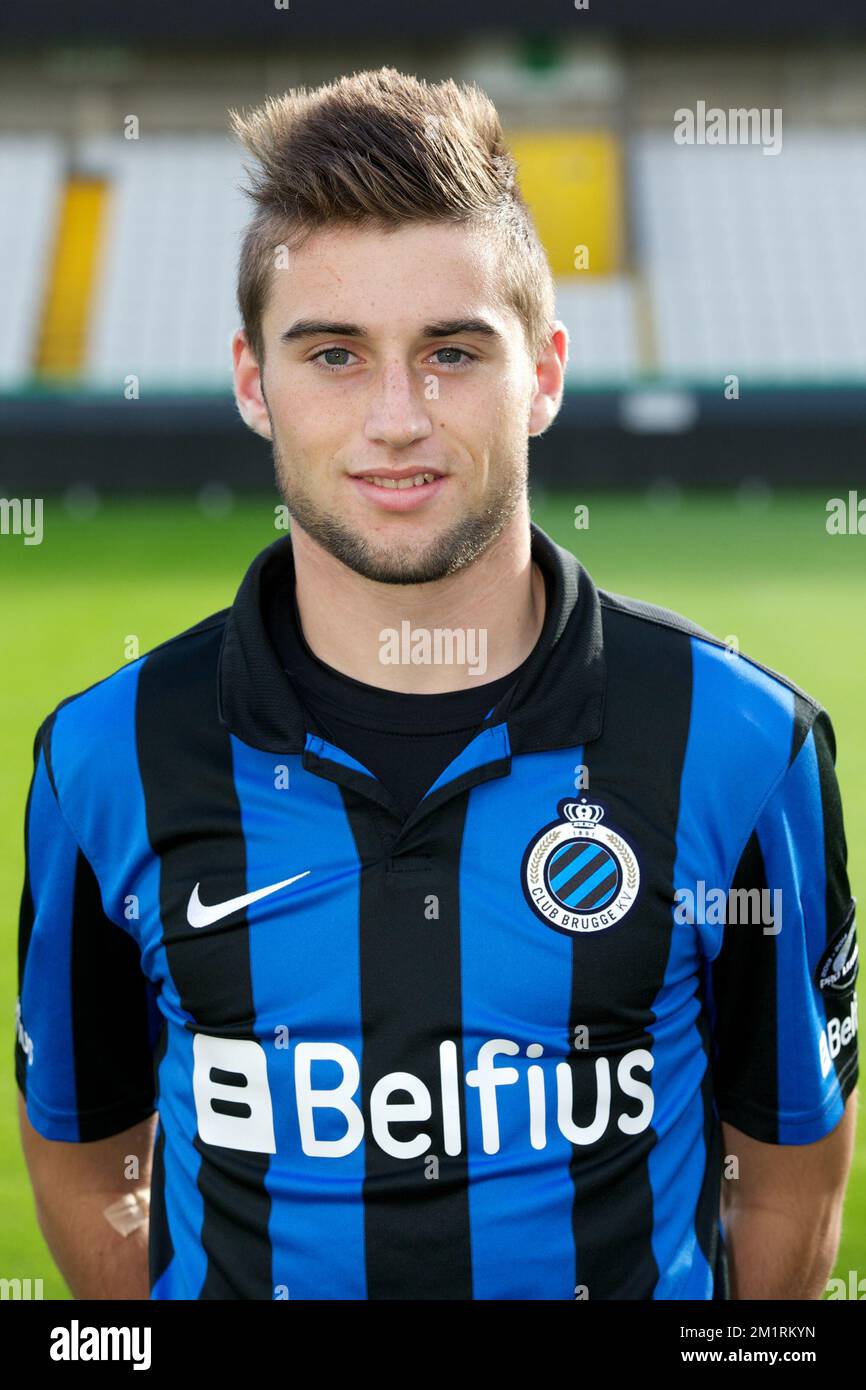Club's Tuur Dierckx pictured during the season photo shoot of Belgian ...