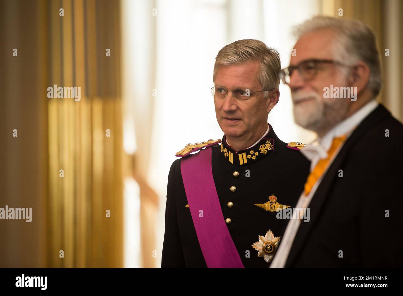 King Philippe - Filip of Belgium and Greek Ambassador to Belgium ...