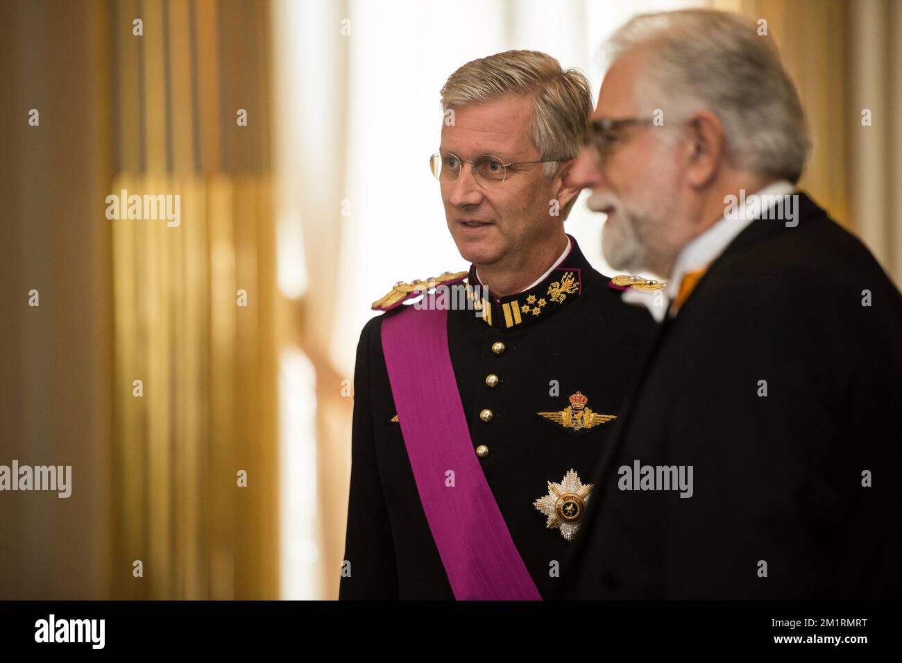 King Philippe - Filip of Belgium and Greek Ambassador to Belgium ...