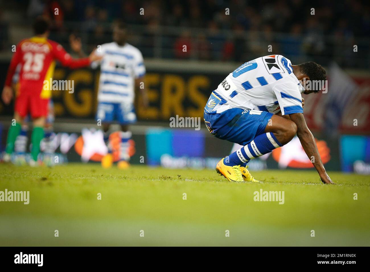Gent's Renato Neto looks dejected after the Jupiler Pro League match ...
