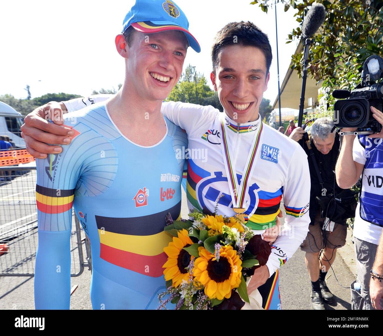 20130924 - FIRENZE, ITALY: Nathan Van Hooydonck and gold medal winner ...