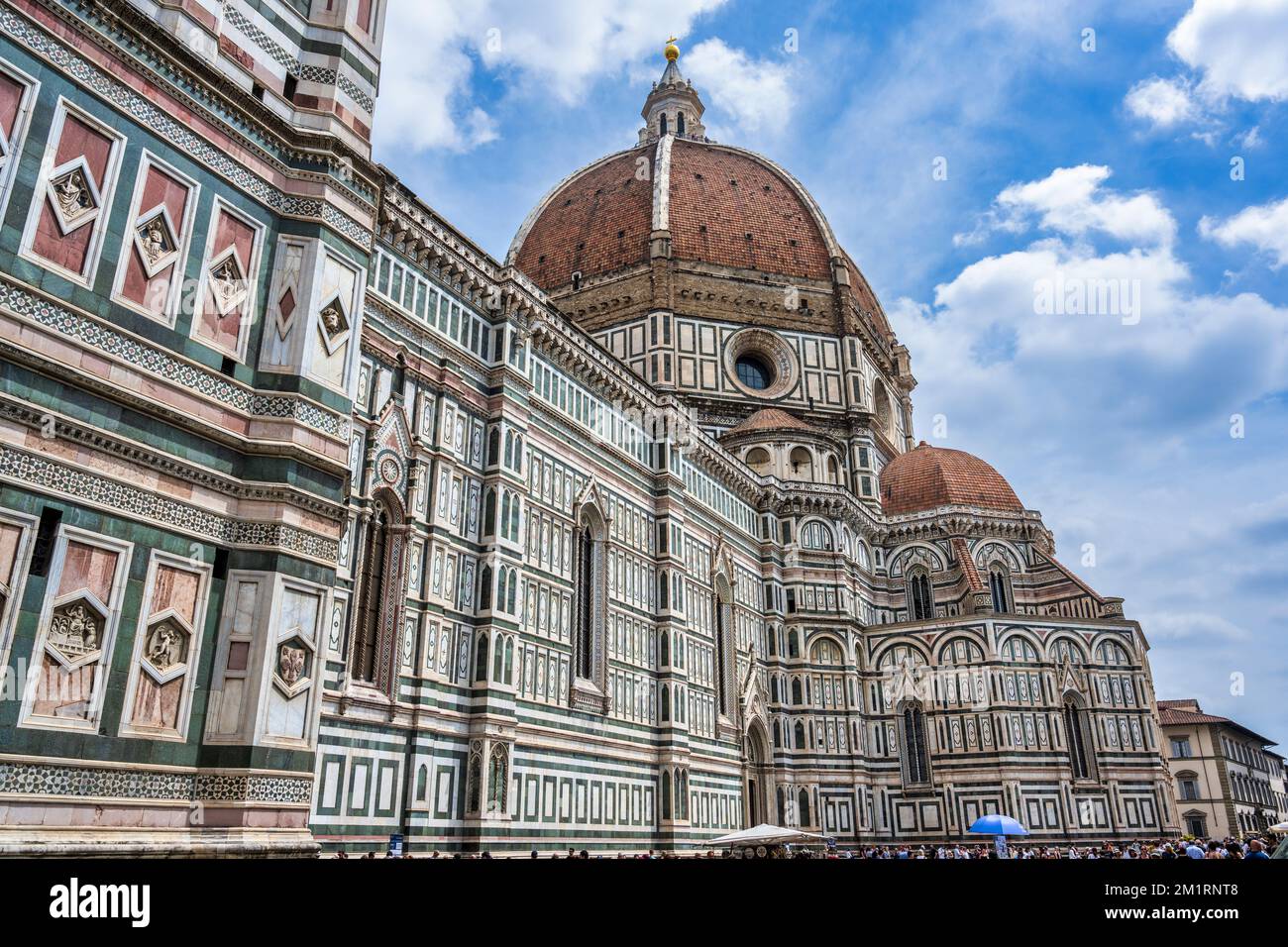 Florence Cathedral (Cattedrale di Santa Maria del Fiore) in Piazza del ...