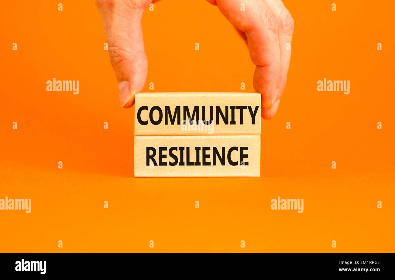 Community resilience symbol. Concept word Community resilience typed on ...