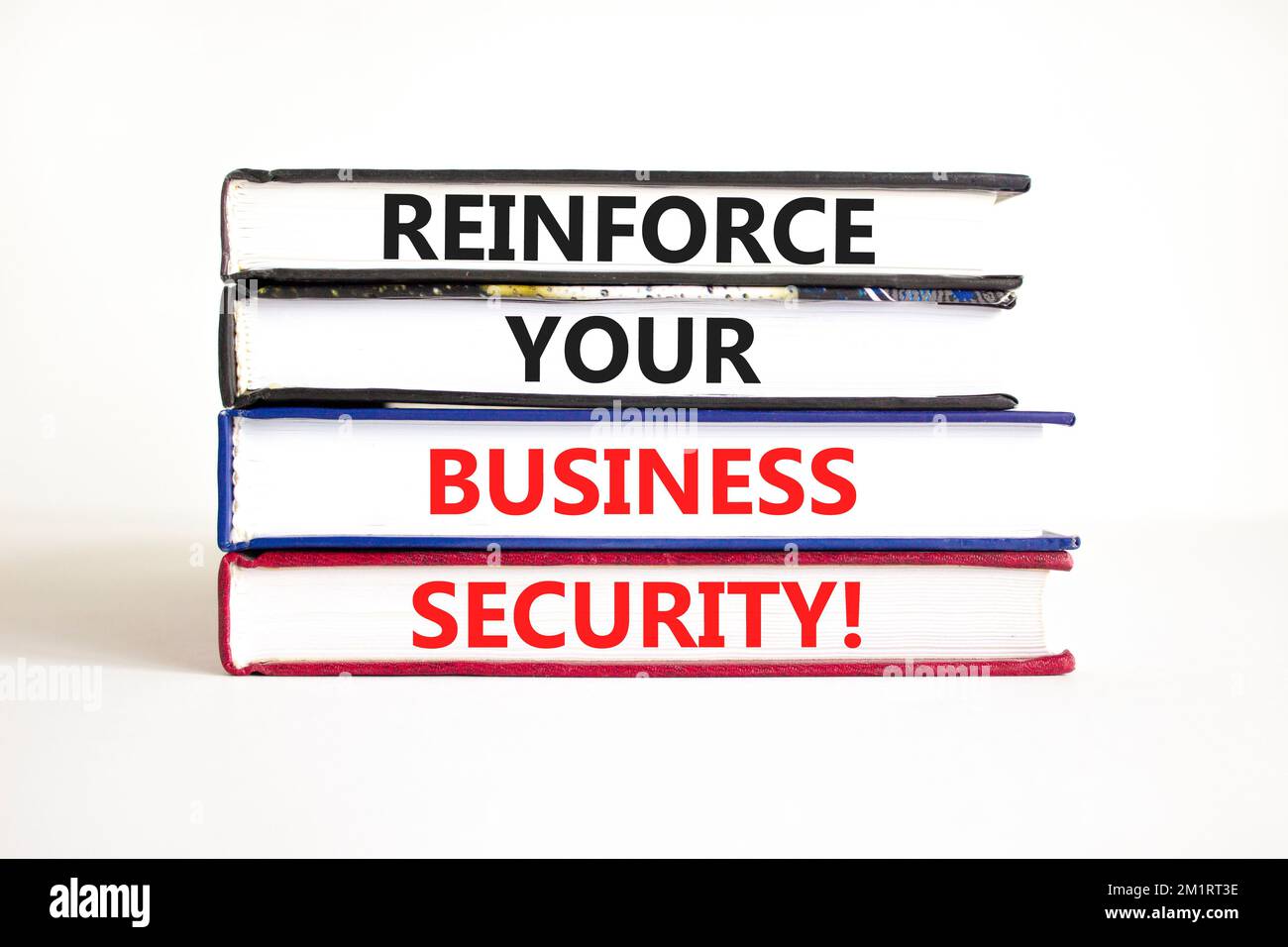 Reinforce your business security symbol. Concept word Reinforce your ...