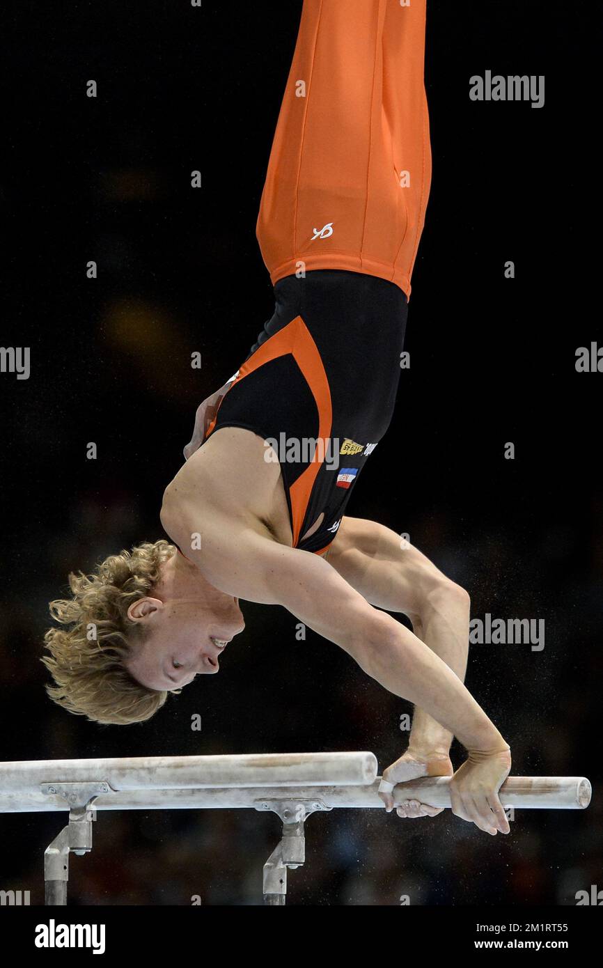 Dutch Epke Zonderland pictured during men's parallel bars at the ...