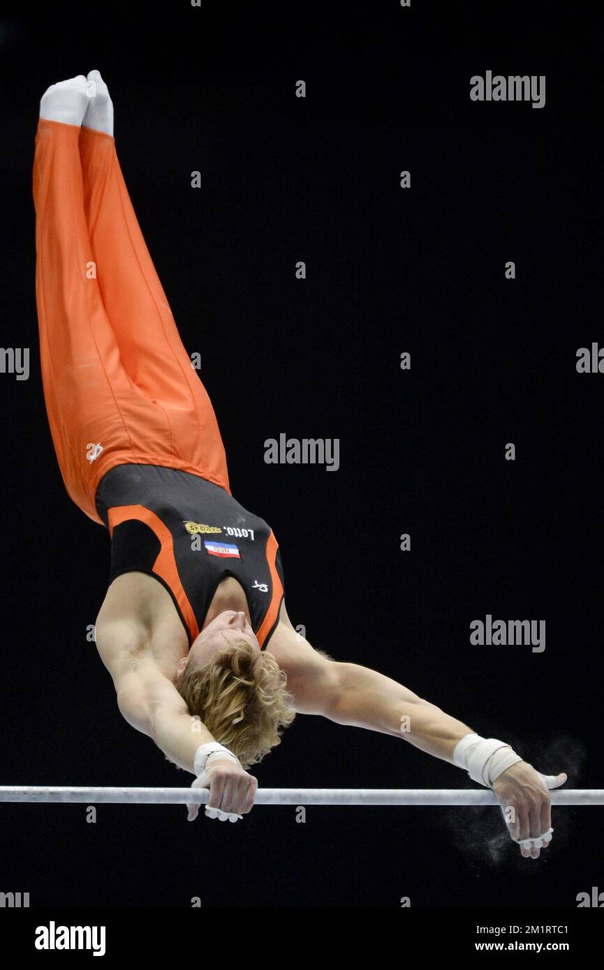 Dutch Epke Zonderland, winner of the gold medal pictured during the men ...