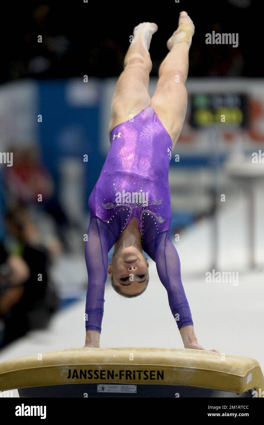 United States Kayla Mc Maroney, winner of the gold medal, pictured ...