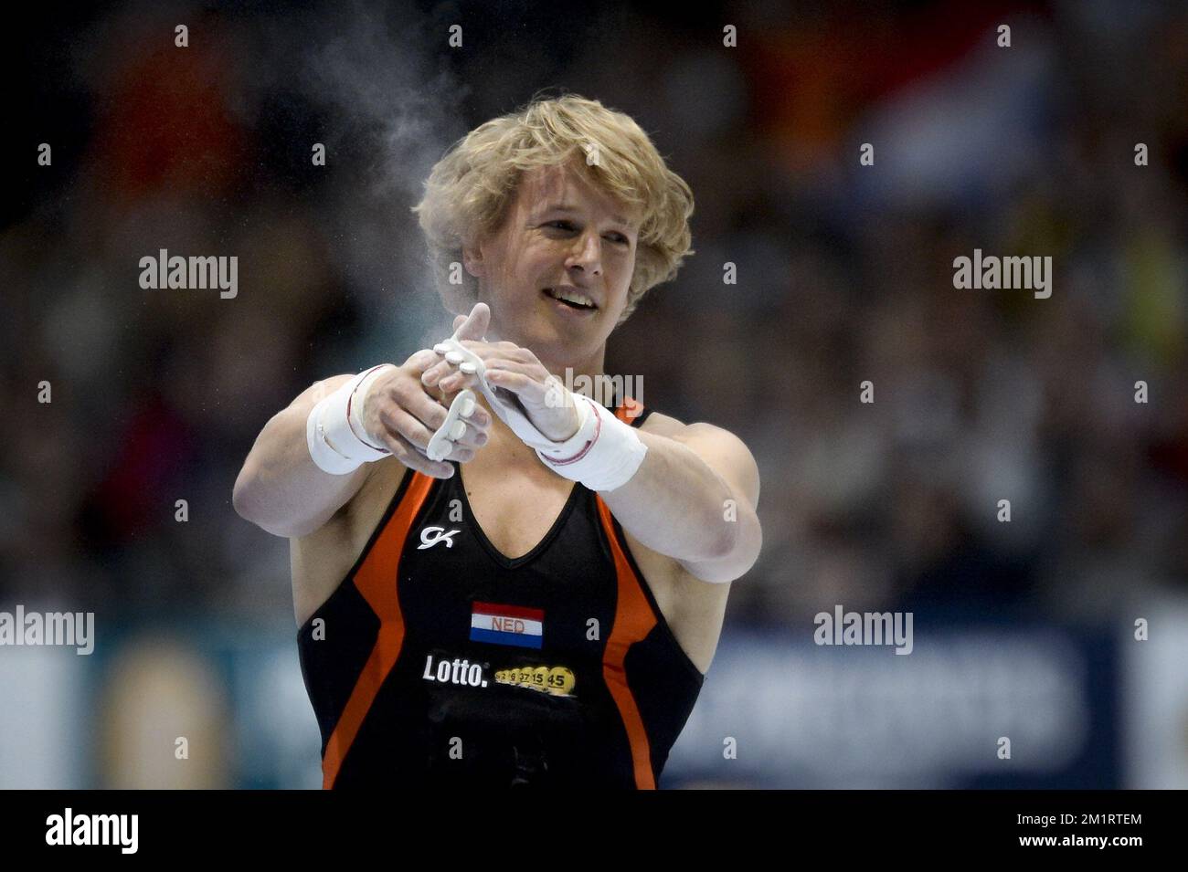 Dutch Epke Zonderland, winner of the gold medal pictured during the men ...