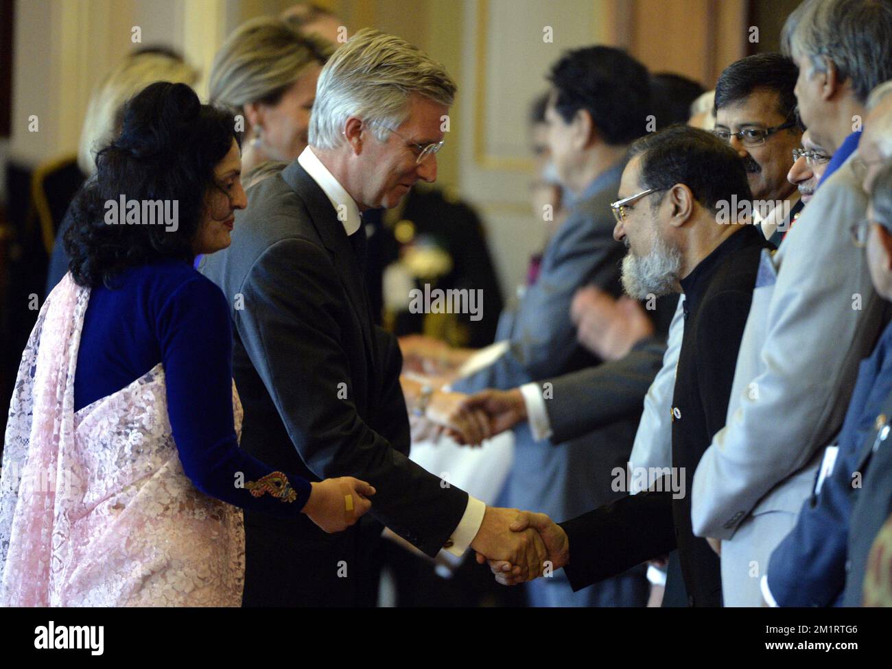 King Philippe - Filip of Belgium pictured during a meeting with India ...
