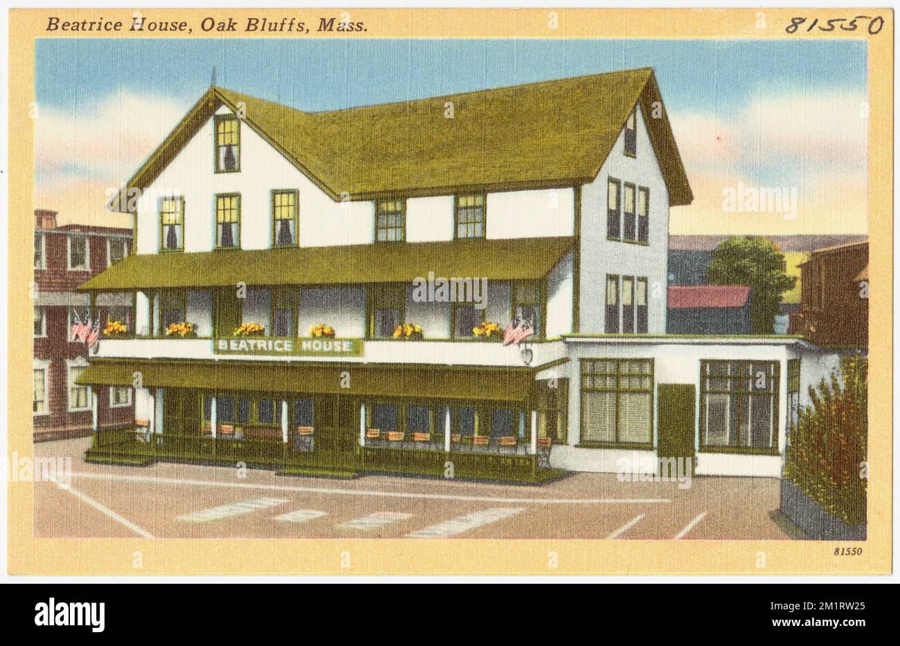 Beatrice House, Oak Bluffs, Mass. , Hotels, Tichnor Brothers Collection ...