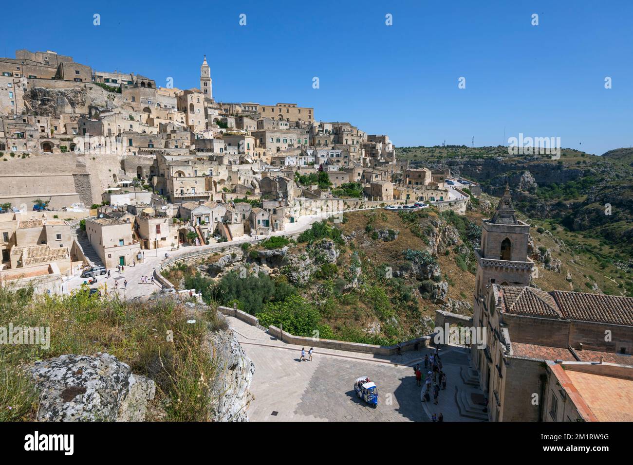 Church of Saint Peter and Paul and the Sassi di Matera old town and ...