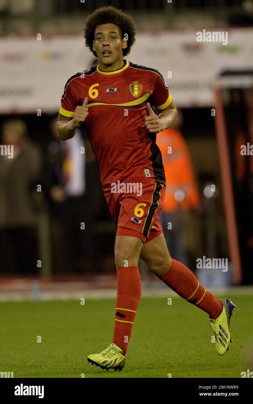 Belgium's Axel Witsel pictured in action during a the match between ...