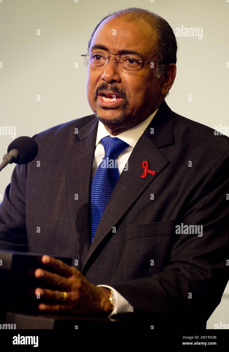 Executive Director Michel Sidibe pictured during the launch of a ...