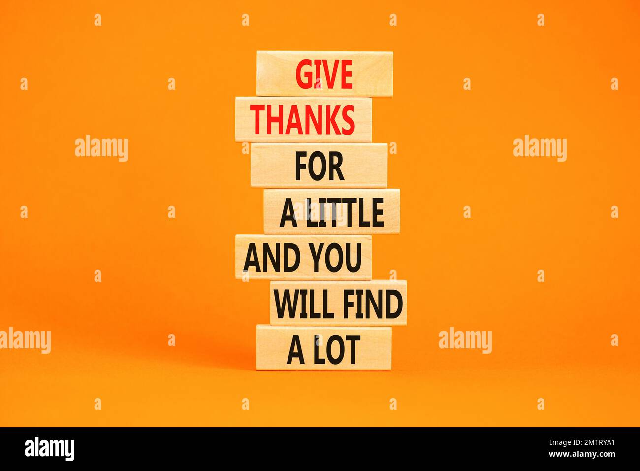 Inspirational signs of gratitude hi-res stock photography and images ...