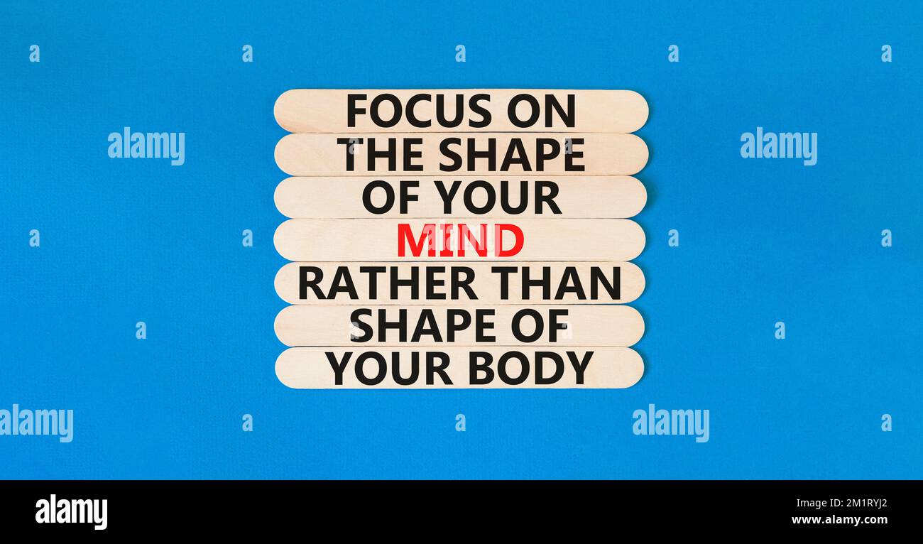 Mind or body symbol. Concept words Focus on the shape of mind rather ...