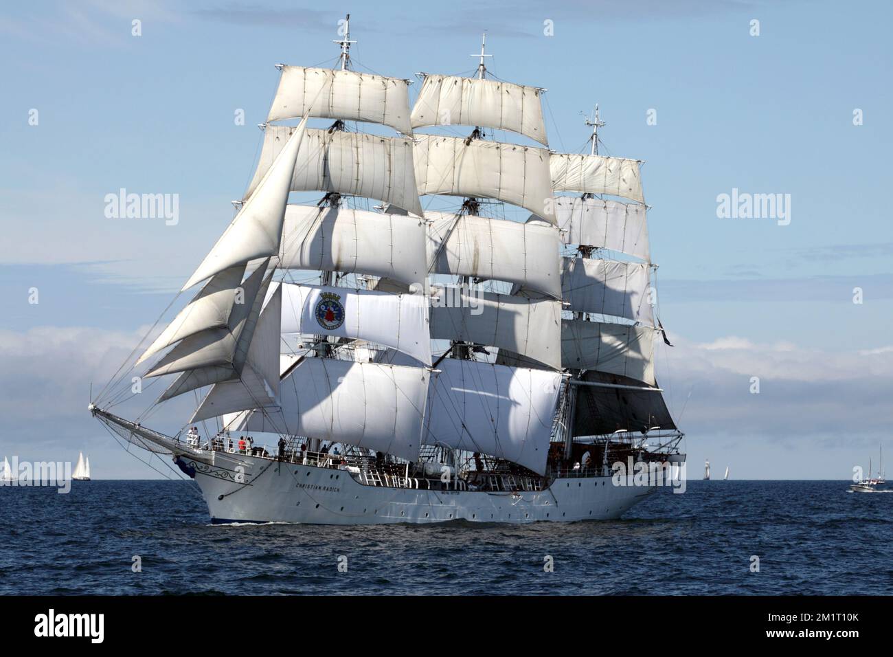 Norwegian tall ship Christian Radich under full sail Stock Photo - Alamy Norwegian tall ship Christian Radich under full sail Stock Photo - Alamy
