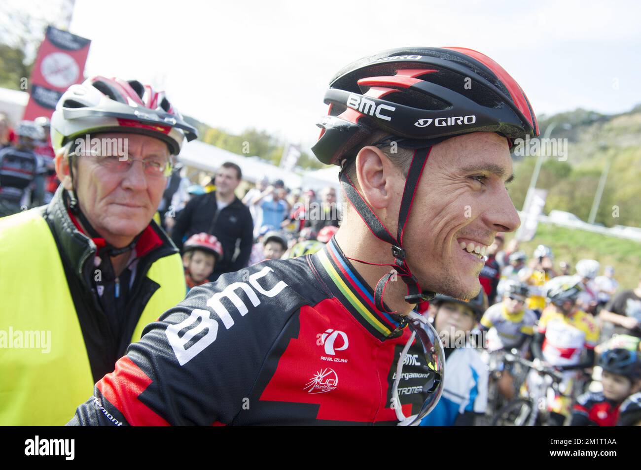 20131026 - AYWAILLE, BELGIUM: Belgian Philippe Gilbert of BMC Racing ...