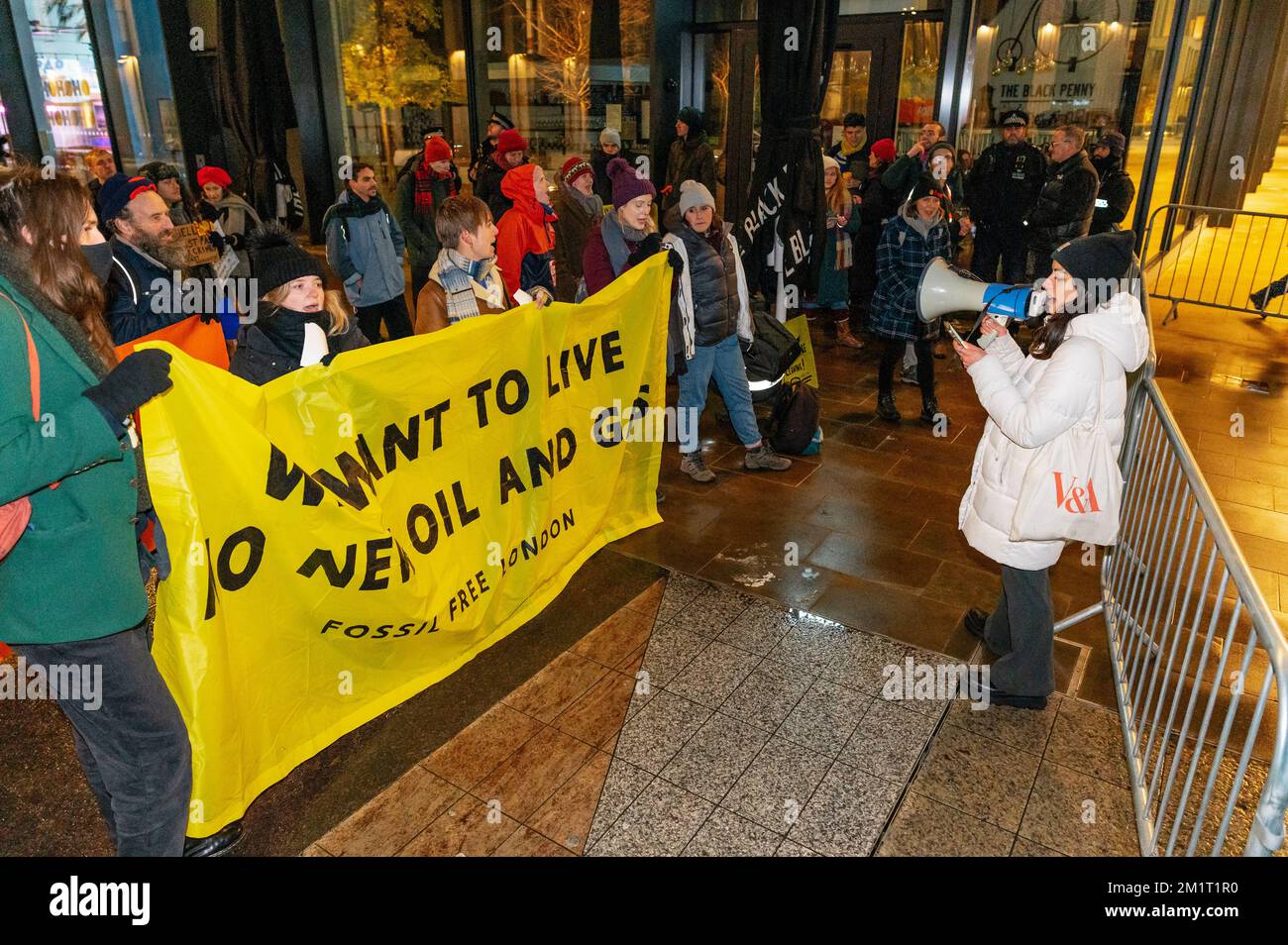 Shell oil protestors hi-res stock photography and images - Alamy