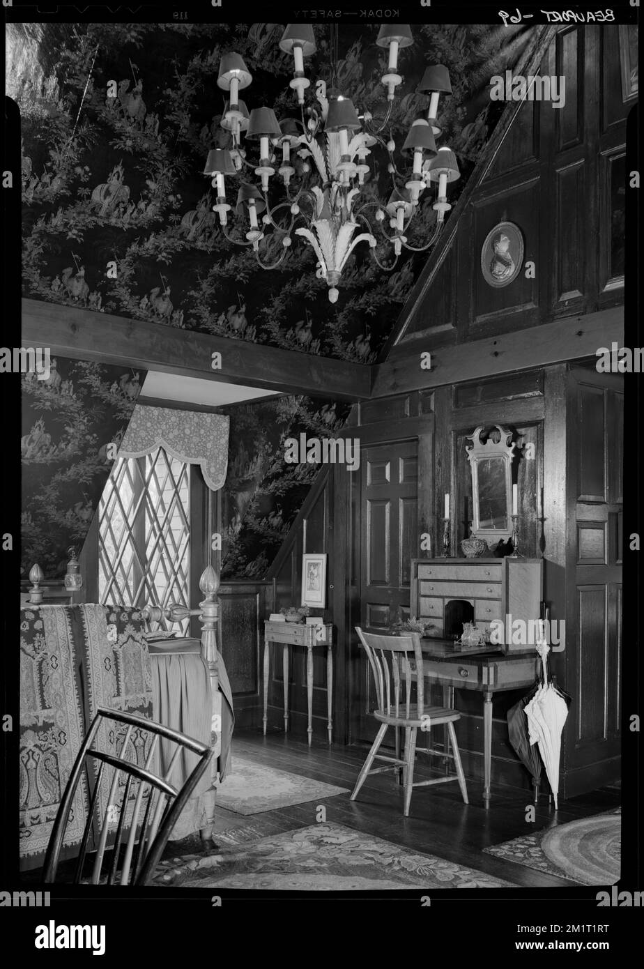 Beauport, Strawberry Hill Room , Architectural elements, Bedrooms ...