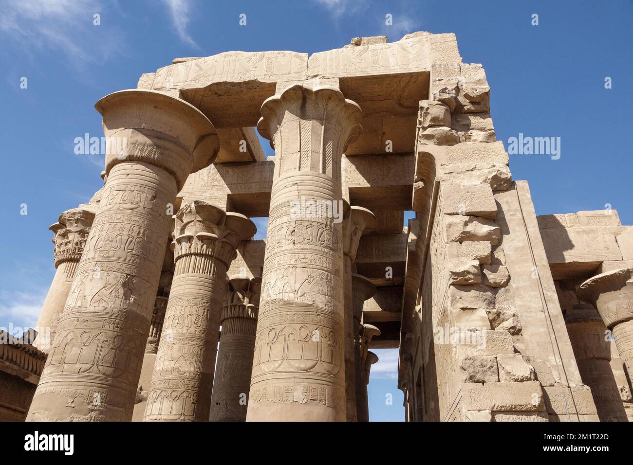 The Temple of Haroeris and Sobek at Kom Ombo in the Nile Valley, Upper ...
