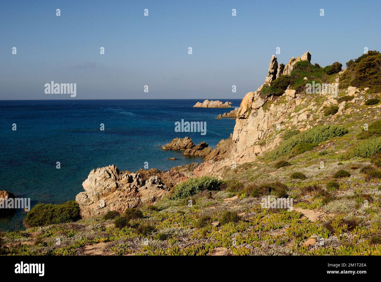 The coast between Rena Maiore and La Niculina Stock Photo - Alamy