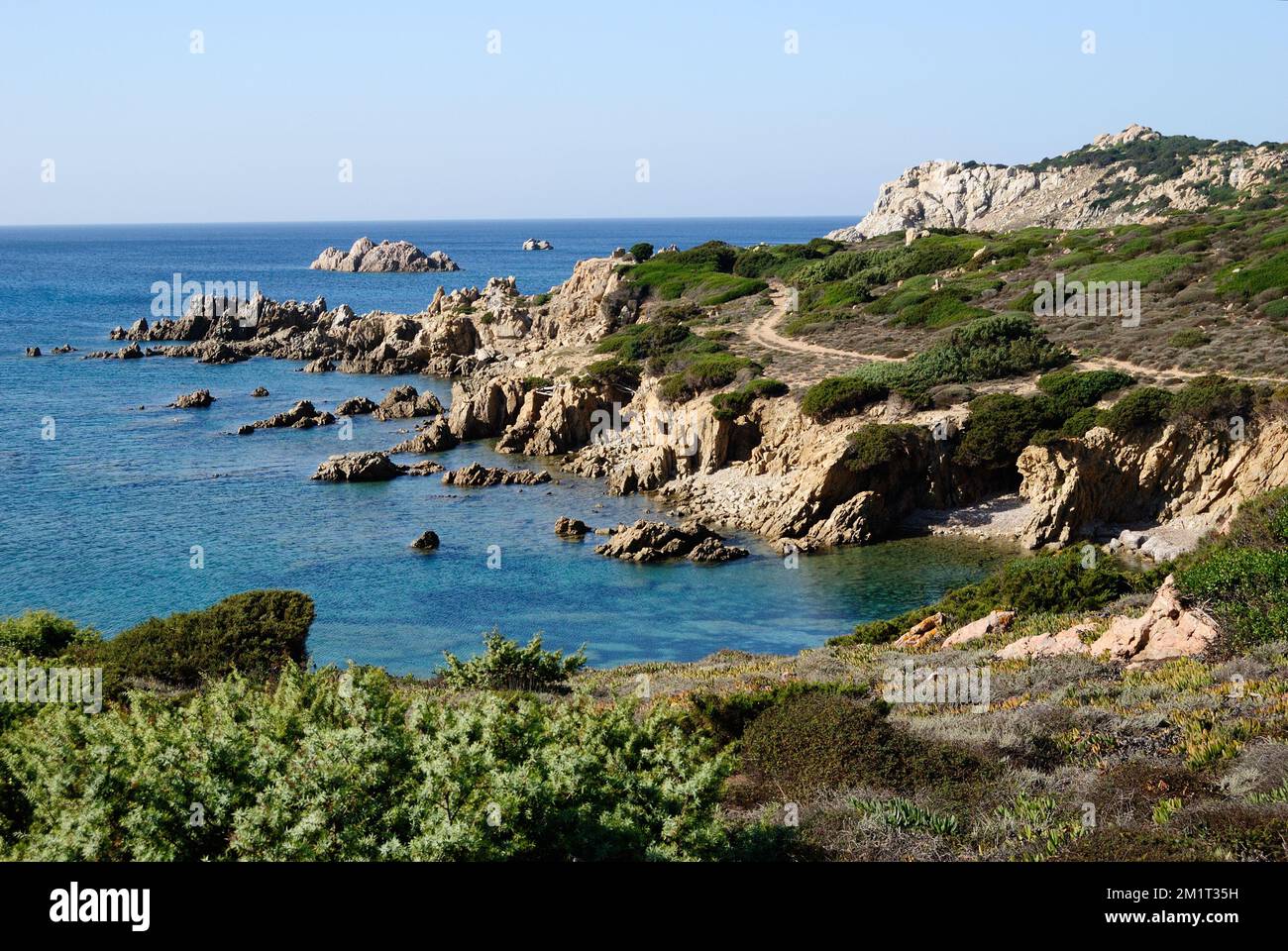 The coast between Rena Maiore and La Niculina Stock Photo - Alamy