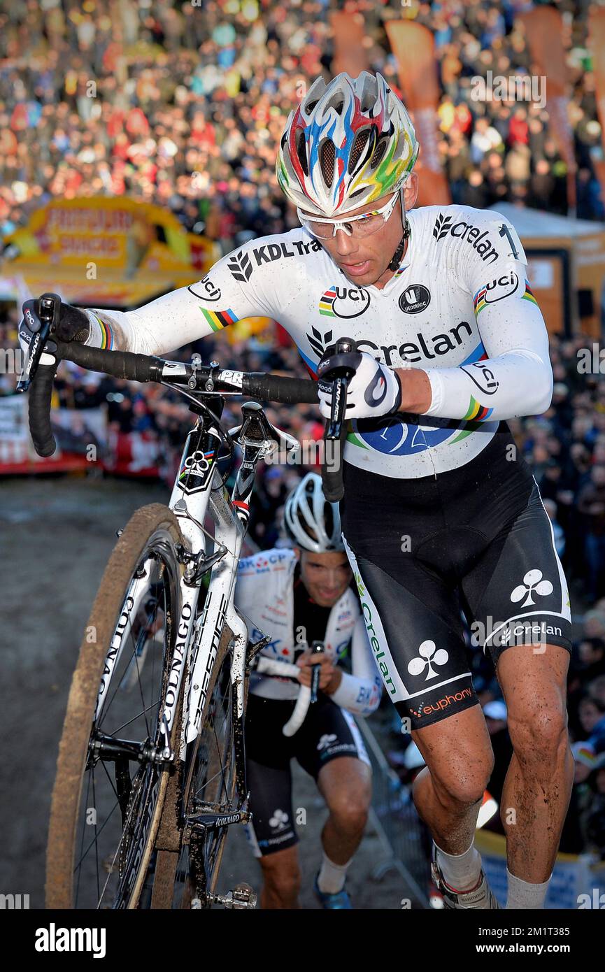 20131103 - ZONHOVEN, BELGIUM: Belgian world champion Sven Nys in action ...