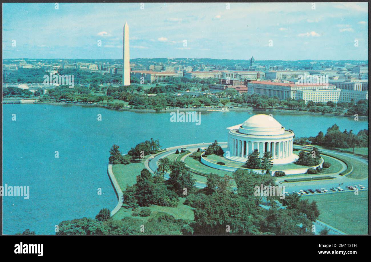 A beautiful panorama view, Washington, D.C. , Lakes & ponds, Monuments ...