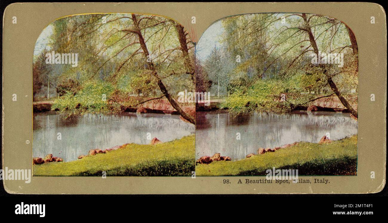 A beautiful spot, Milan, Italy , Parks, Bodies of water Stock Photo - Alamy