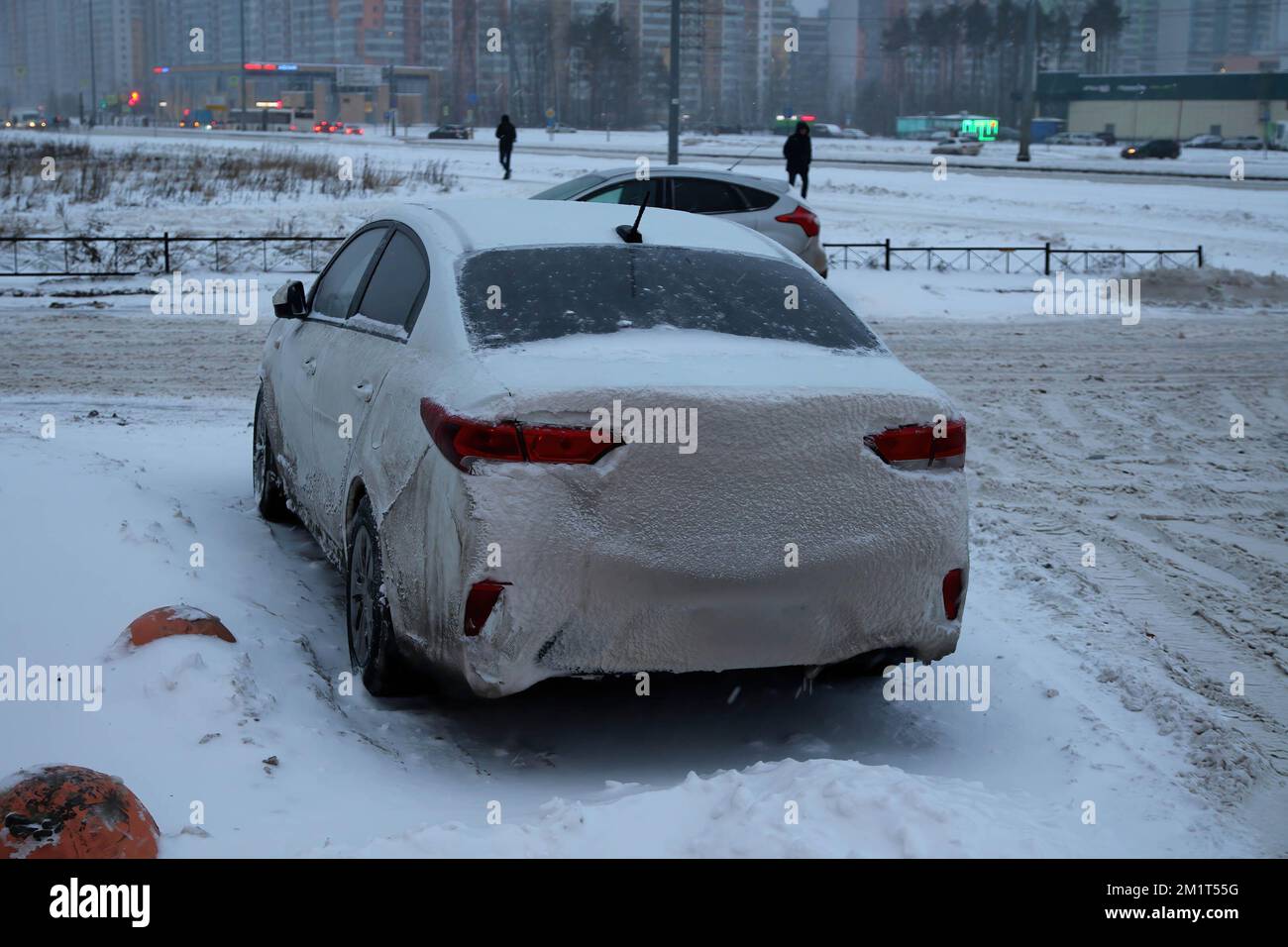 Saint Petersburg, Russia. 12th Dec, 2022. A Hyundai passenger car seen ...