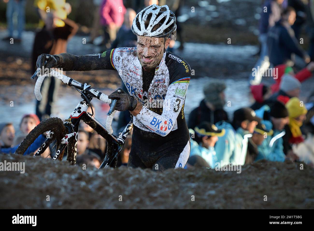 20131110 - HAMME, BELGIUM: Belgian Niels Albert in action during the ...