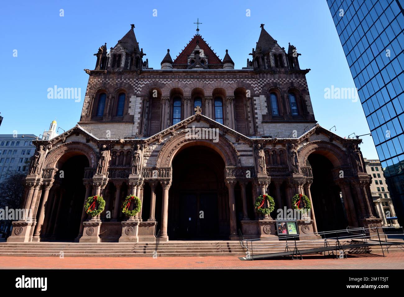 Trinity Church of Boston and 200 Clarendon, John Hancock Tower, Copley ...