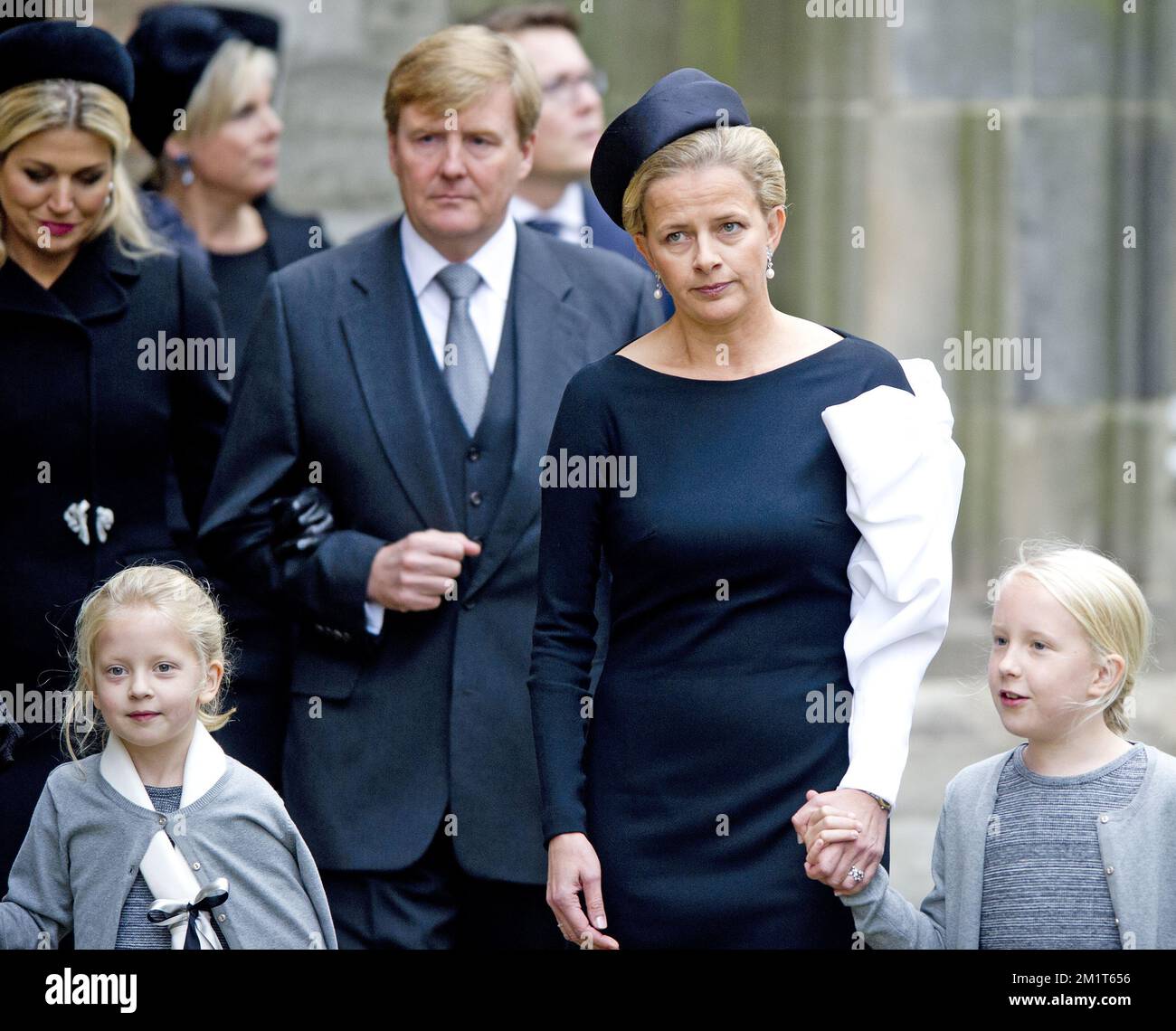 2-11-2013 DELFT - Dutch Princess Beatrix (L-R), Queen Maxima, Countess ...