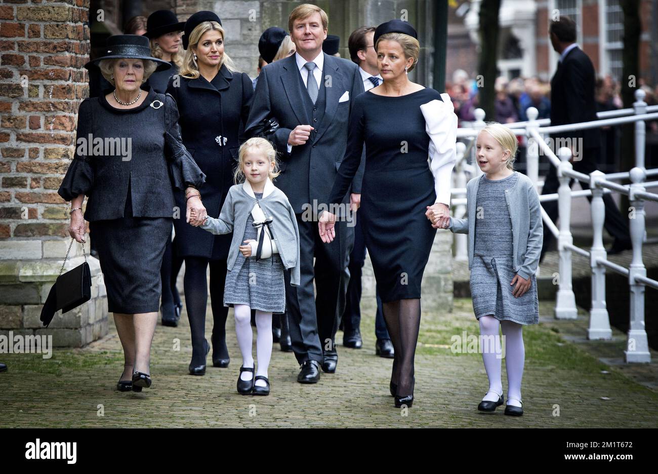 2-11-2013 DELFT - Dutch Princess Beatrix (L-R), Queen Maxima, Countess ...