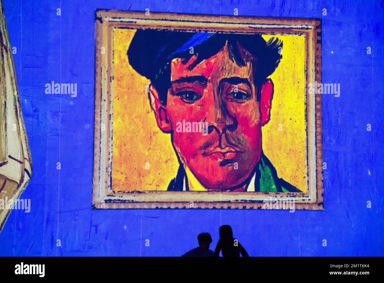 Gdansk, Poland. 13th December 2022. Media day on VAN GOGH Multi-Sensory ...