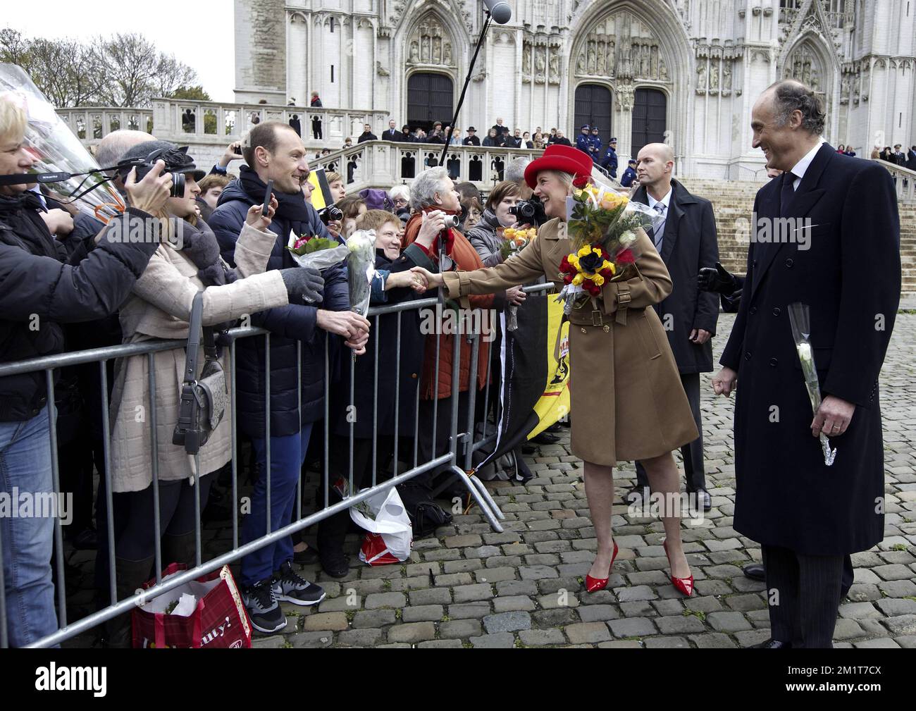 20121115 - BRUSSELS, BELGIUM: Princess Astrid of Belgium and Prince Lorenz of Belgium pictured ...