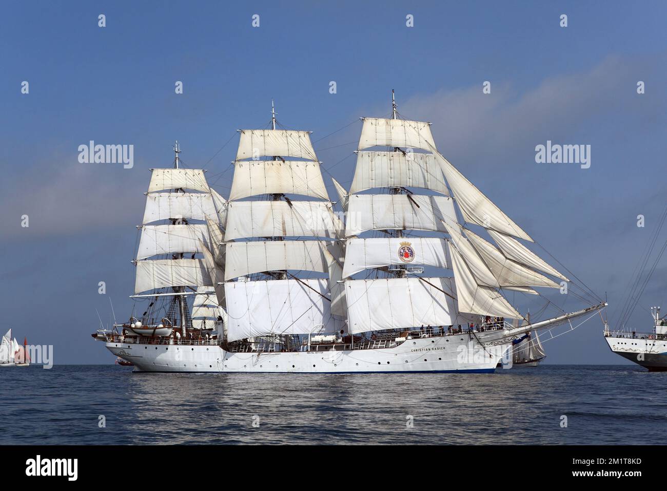 Norwegian tall ship Christian Radich Stock Photo - Alamy
