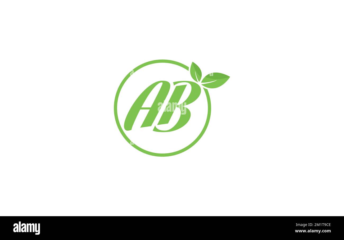 Fresh green leaf logo and nature healthy leaf logo circle design vector ... Fresh green leaf logo and nature healthy leaf logo circle design vector ...