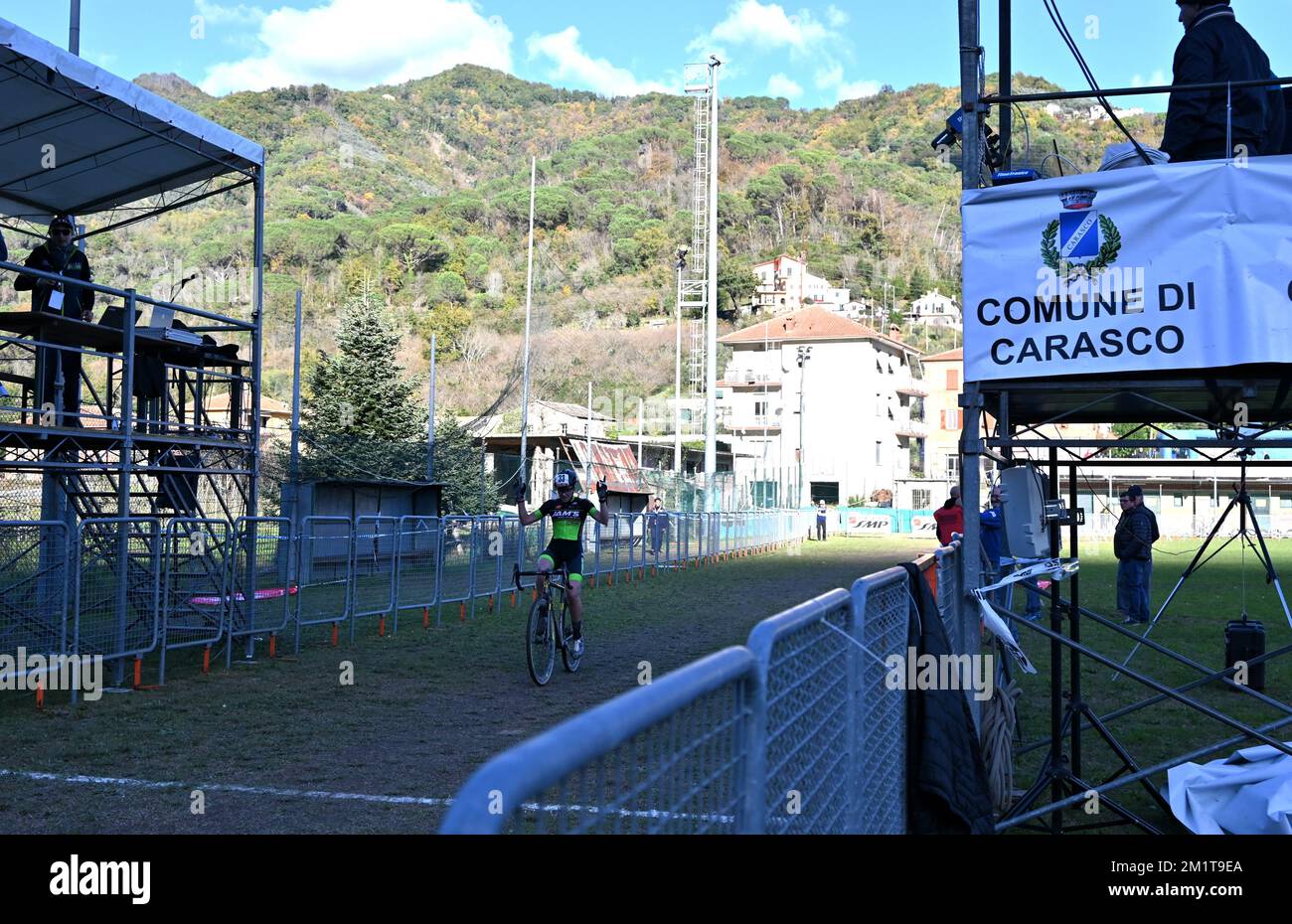 Calvari (Italy) November 26-2022 Fontanabuona cyclo-cross grand prix ...