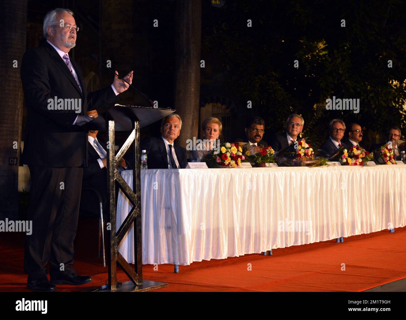 20131127 - MUMBAI, INDIA: President of Antwerp Port Authority, Port ...