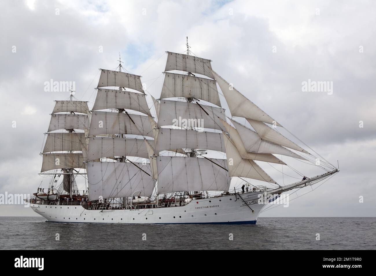 Norwegian tall ship Christian Radich, Bergen, 2014 Stock Photo - Alamy