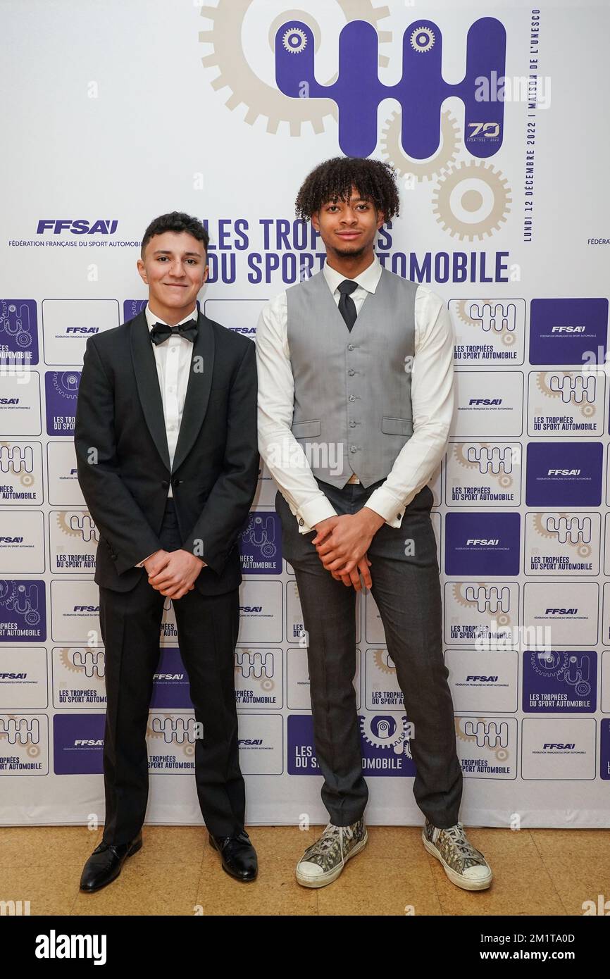 Isack Hadjar during Les Trophées du Sport Automobile 2022 at the Maison ...