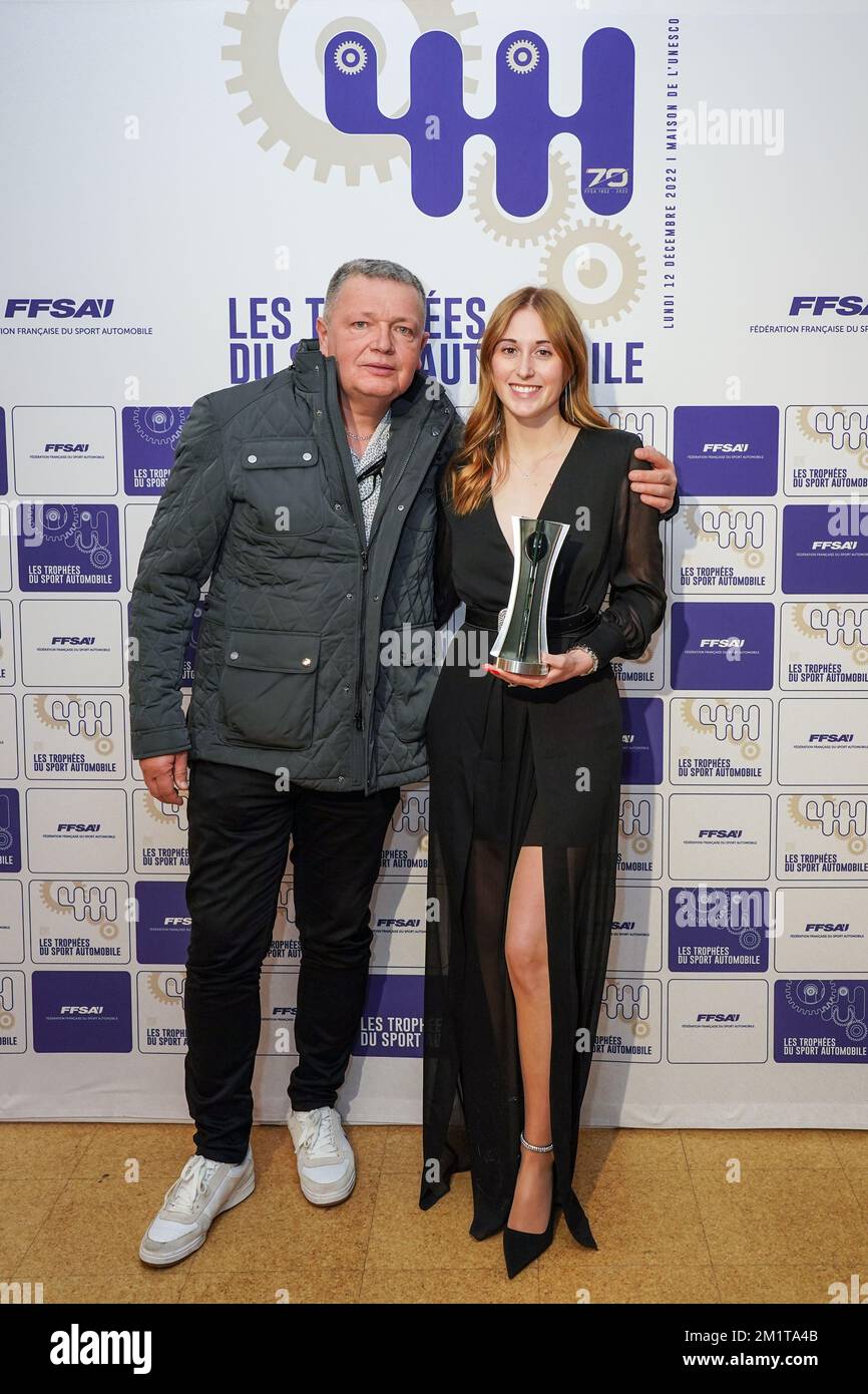 CHALVIN Emma, portrait during Les Trophées du Sport Automobile 2022 at ...
