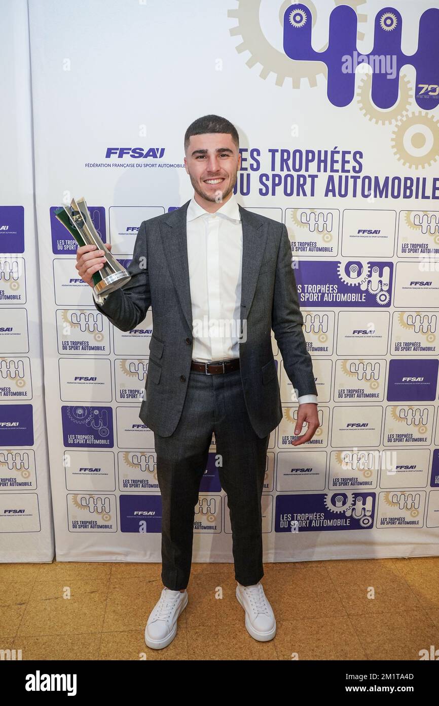 Teo Calvet during Les Trophées du Sport Automobile 2022 at the Maison ...