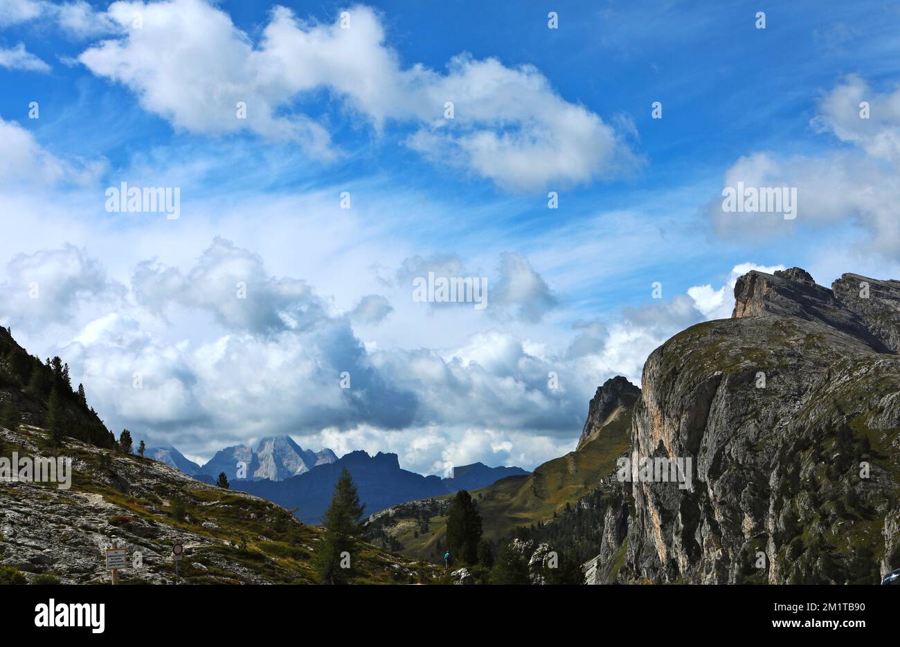 landscape of the italian alps, Cortina d'Ampezzo Stock Photo - Alamy