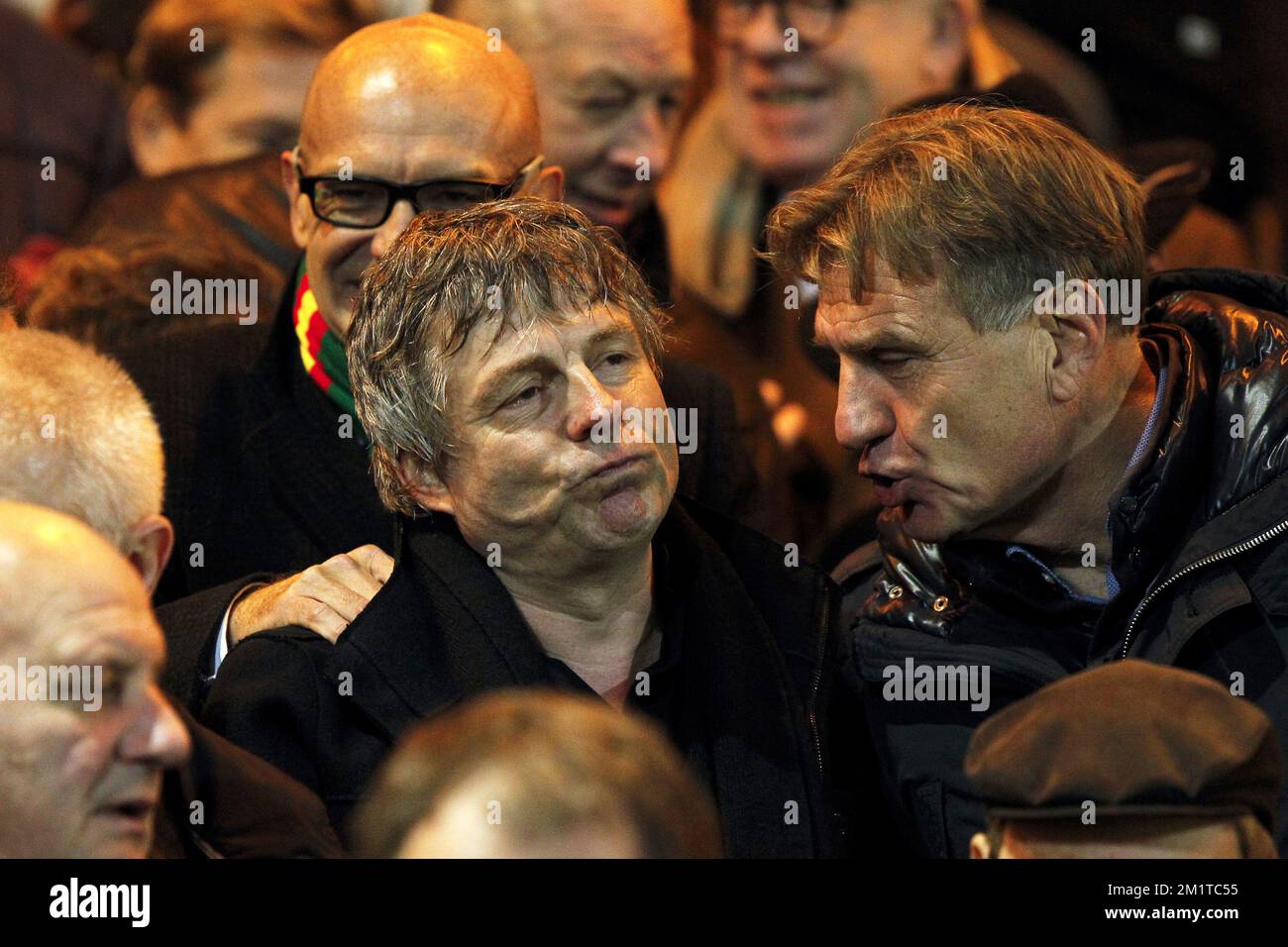 20131207 - OOSTENDE, BELGIUM: Luc Zeebroek (Kamagurka) and former ...