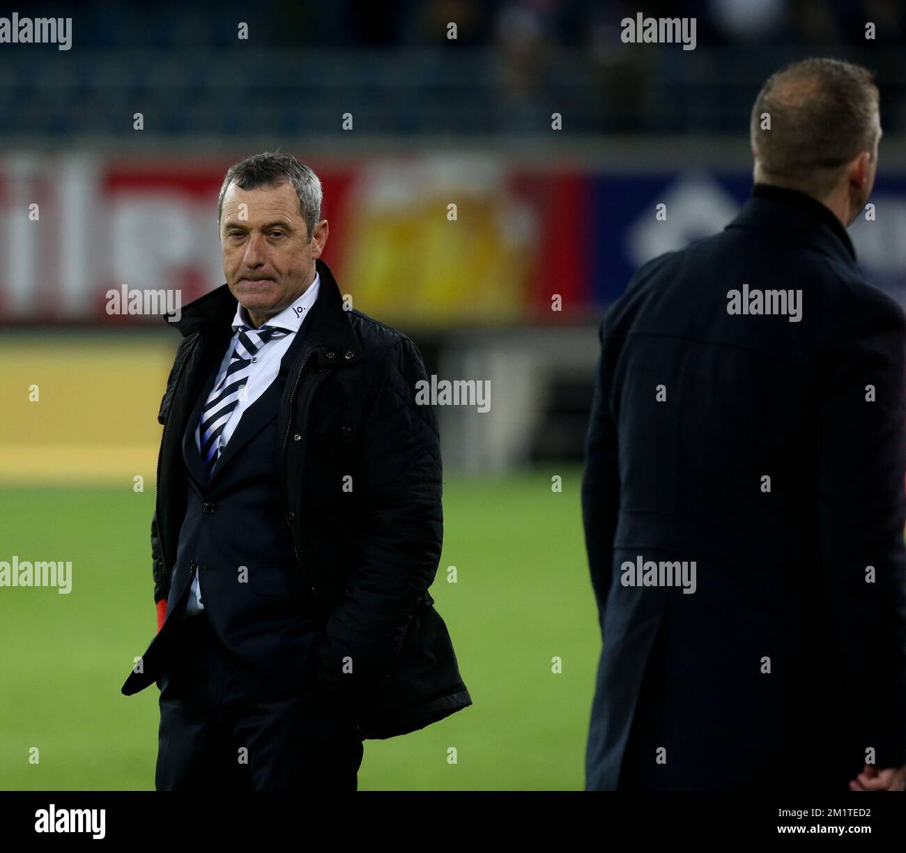20131215 - GENT, BELGIUM: Gent's head coach Mircea Rednic looks ...